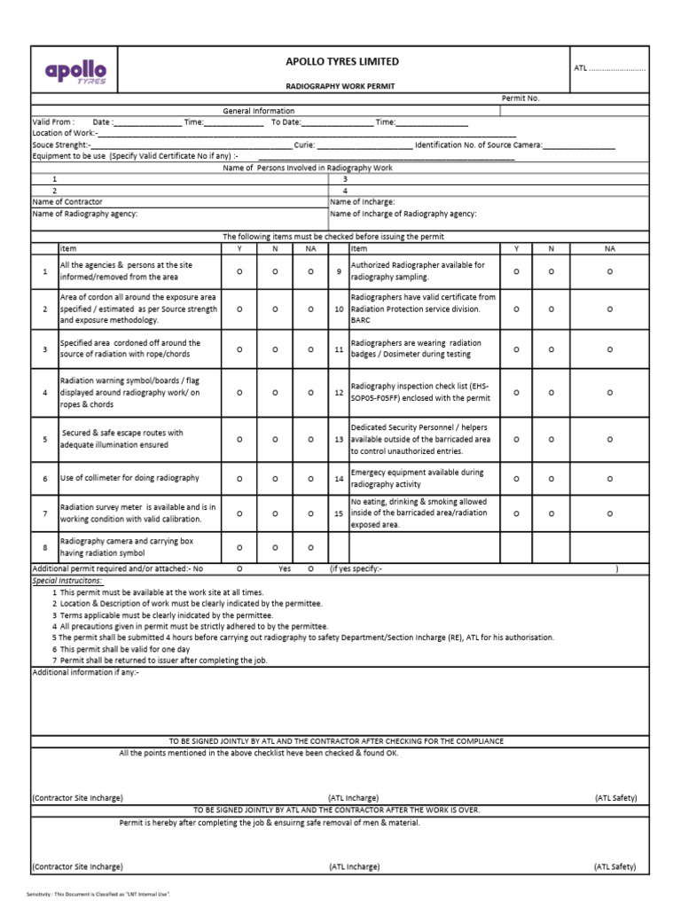 Radiography Permit | PDF | Ionizing Radiation | Radiation