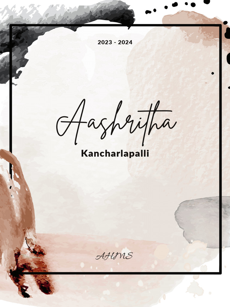 Modern and Simple Planner Journal Cover | PDF