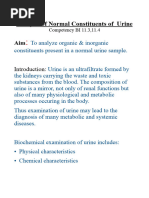 Normal Urine Routine Examination Report | PDF | Urine | Kidney