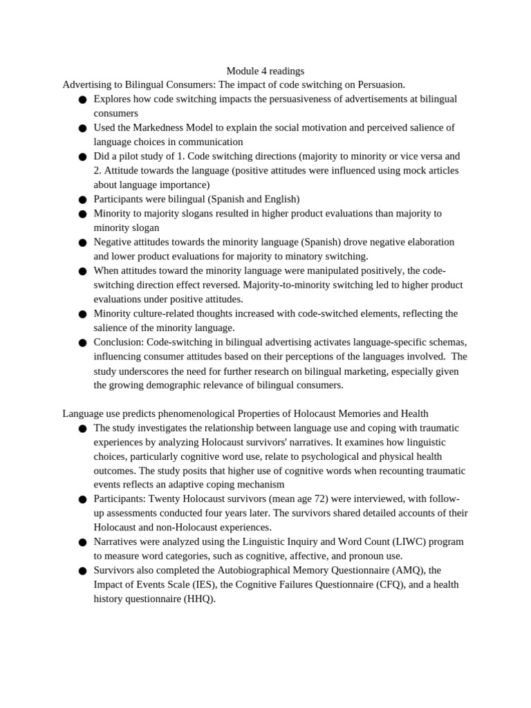 Module 4 readings | PDF | Mental Image | Mental Chronometry