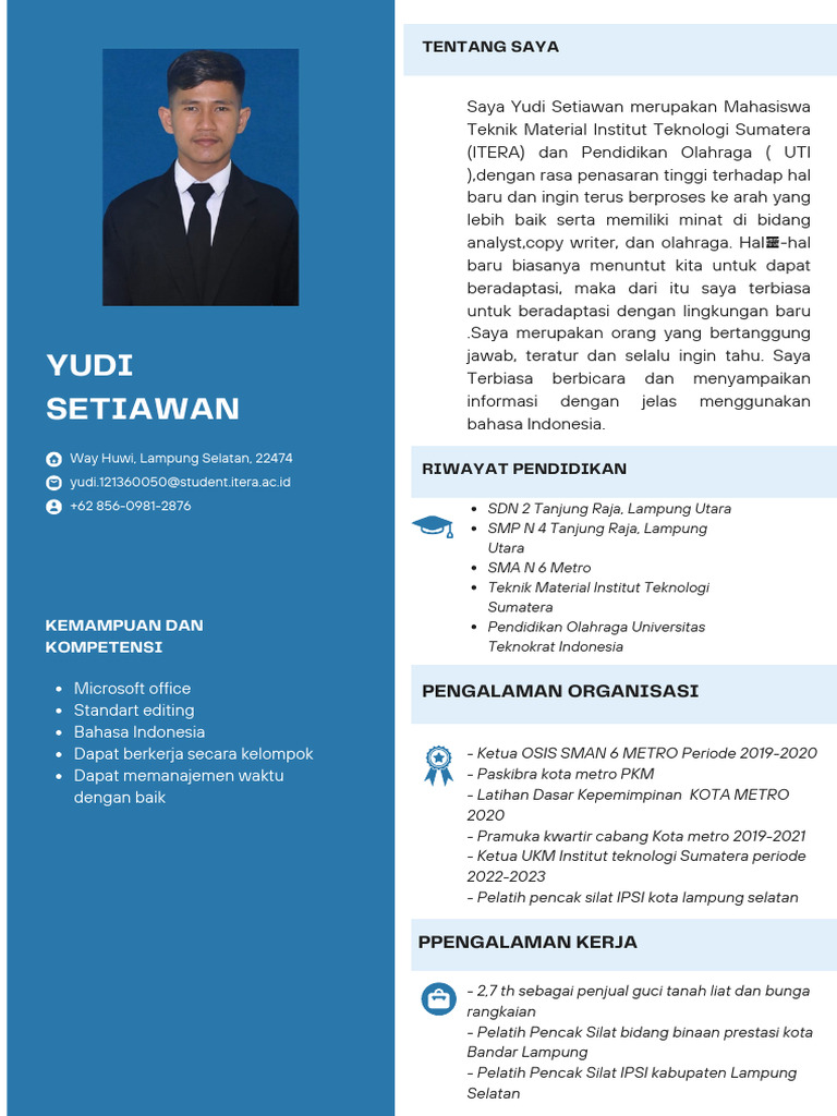 CV Yudi Setiawan | PDF