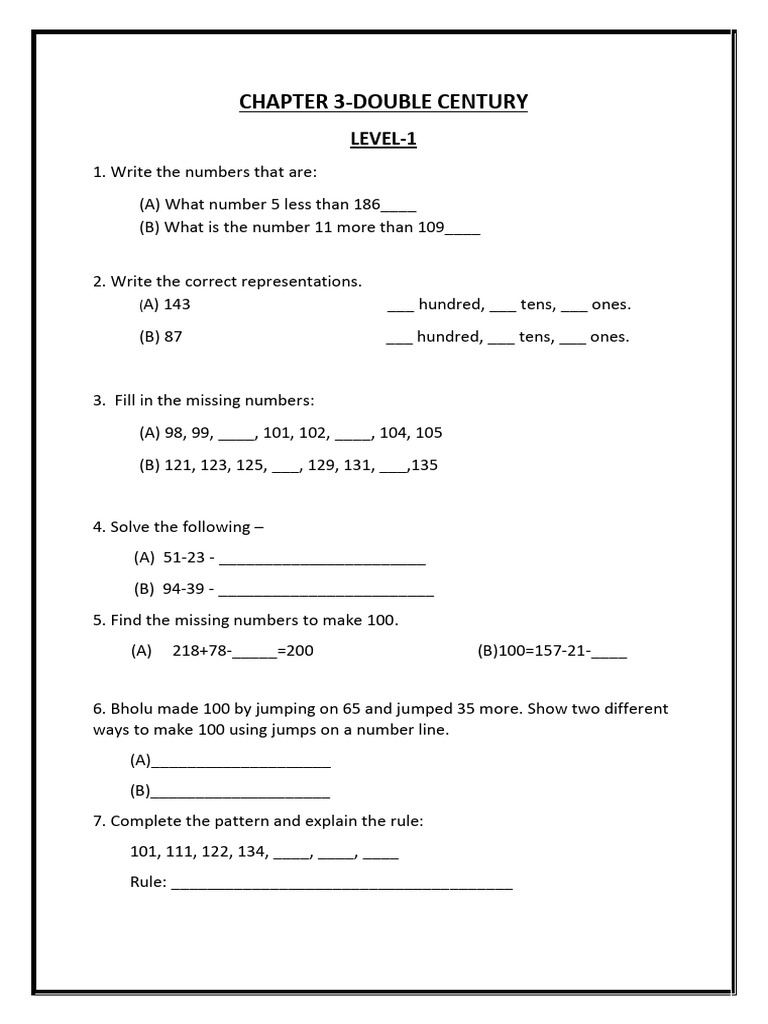 Math Worksheets for Grade 3 Students | PDF | Shape | Triangle