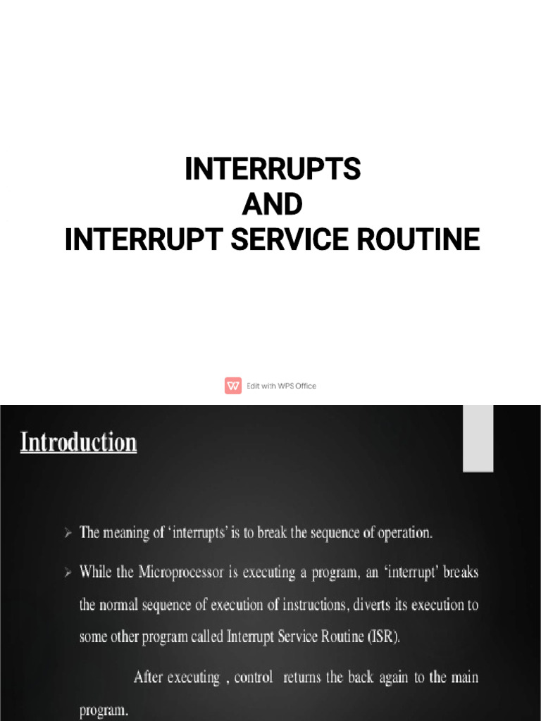 8086 Interrupts | PDF