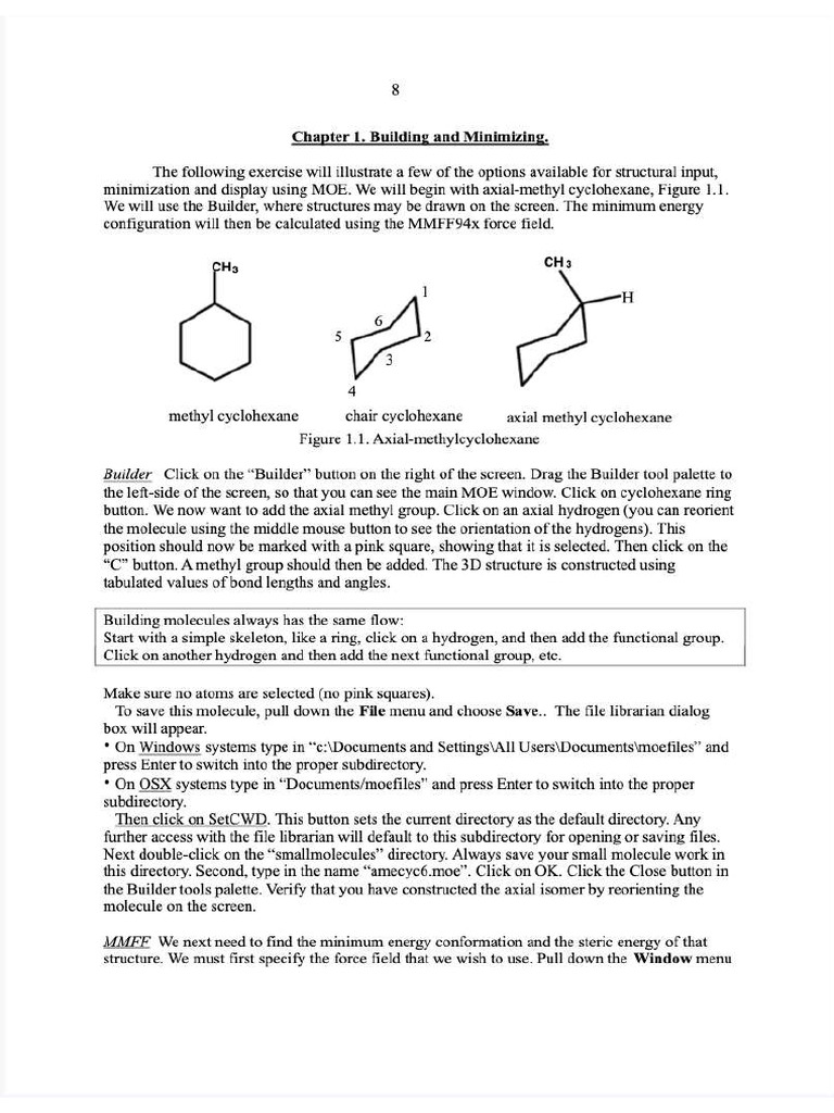 Modelado Molecular 1 | PDF