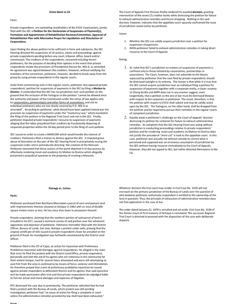 Admin Case Digest | PDF | Lawsuit | Taxes