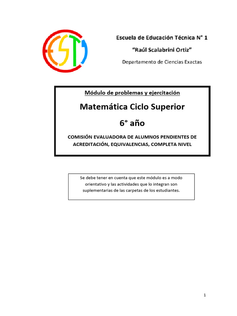 6año | PDF | Derivado | Integral