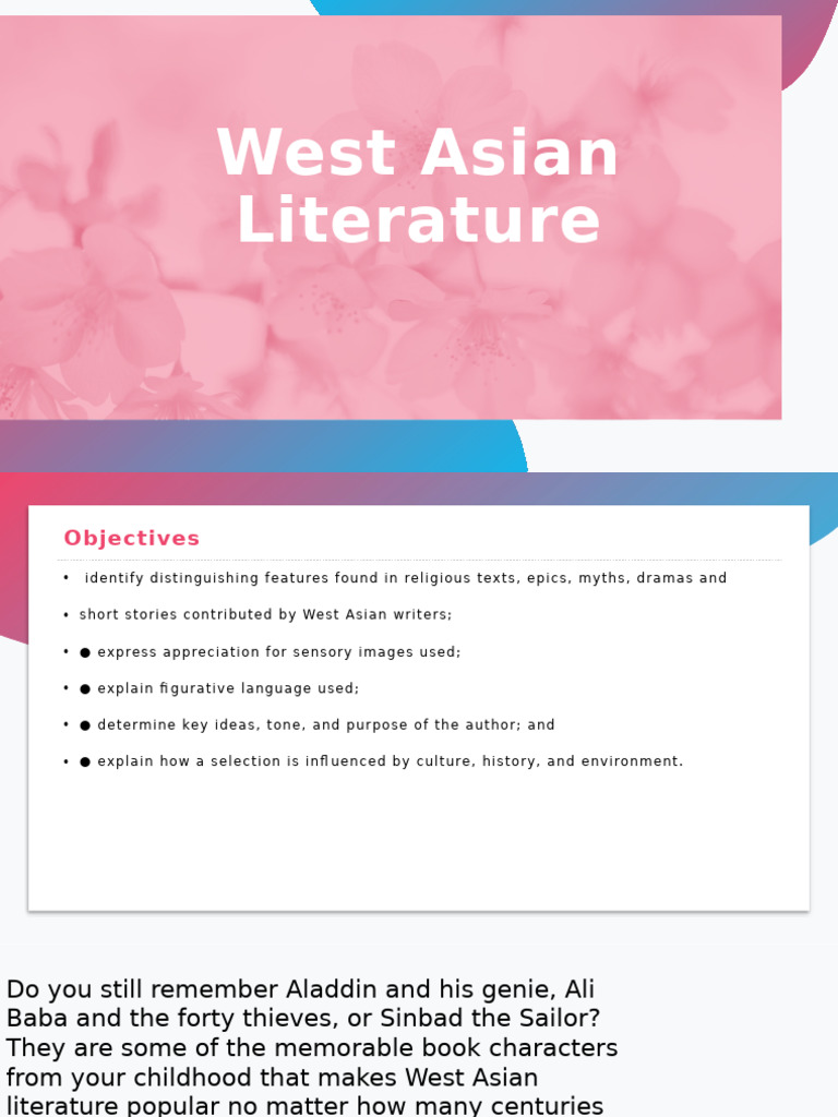 West Asian Literature 1 | PDF | Persian Literature | Rumi