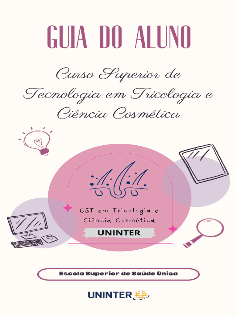 Guia - CST em Tricologia e Ciencia Cosmetica | PDF | Receita médica ...