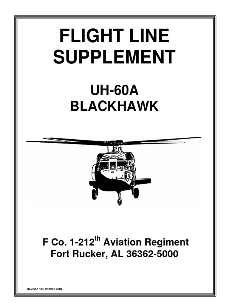 Uh 60 Manual | PDF | Helicopter Rotor | Aircraft Flight Control System