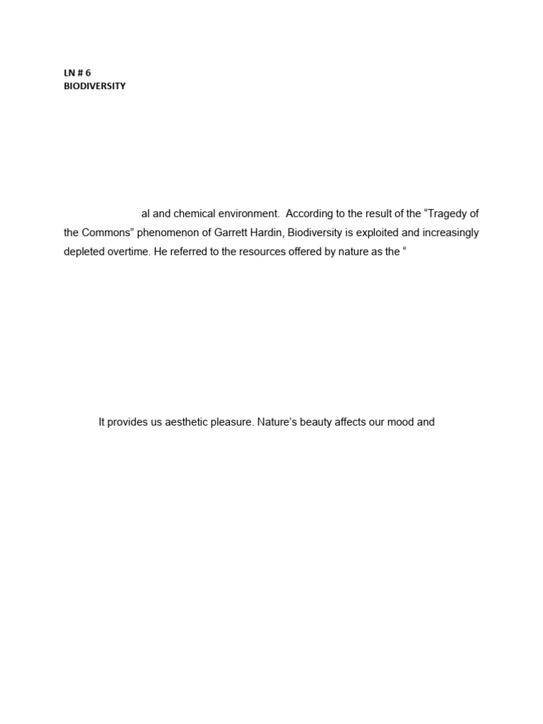 Chapter-6-Biodiversity | PDF | Biodiversity | Conservation Biology