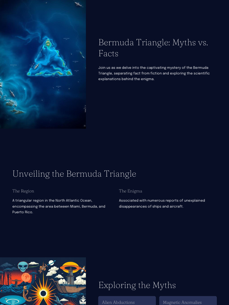 Bermuda-Triangle-Myths-vs-Facts (1) | PDF | Wound | Oceans