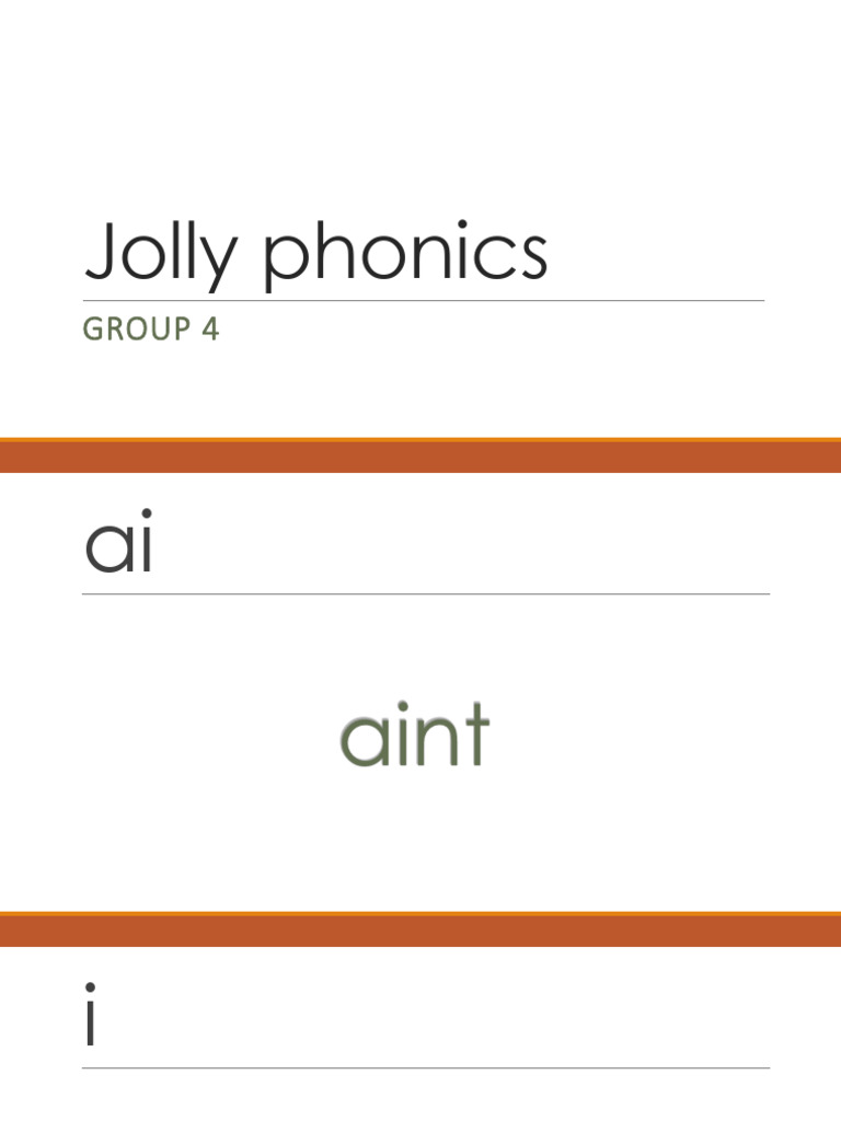 Jolly Phonics Group 4 Ee or | PDF