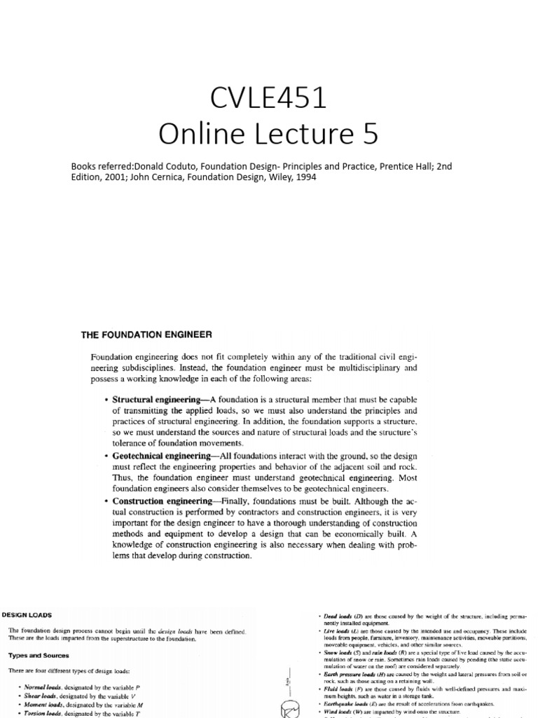 Foundation Design Pdf Foundation Engineering Column