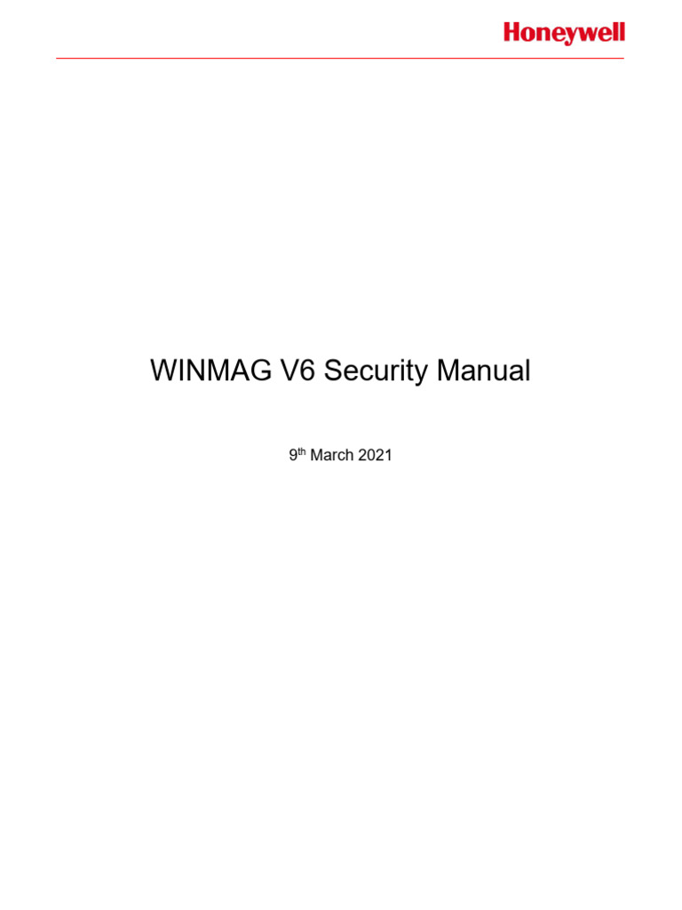 WINMAG Security Manual | PDF | Password | Computer Security