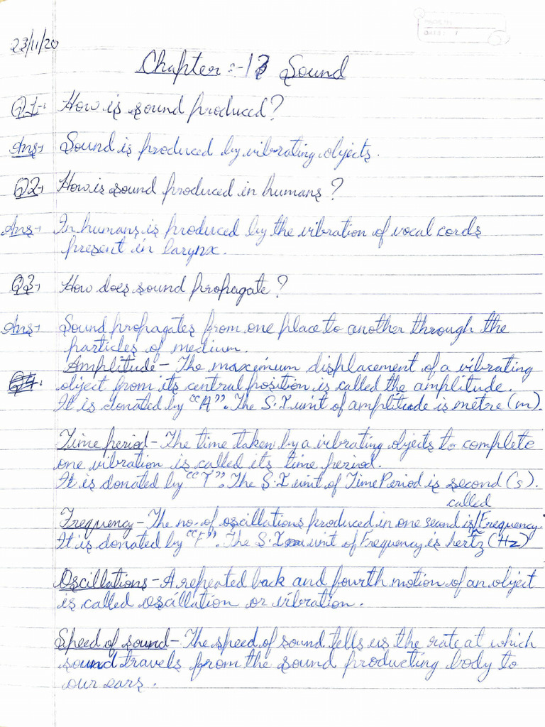 Science CH 13 Sound | PDF