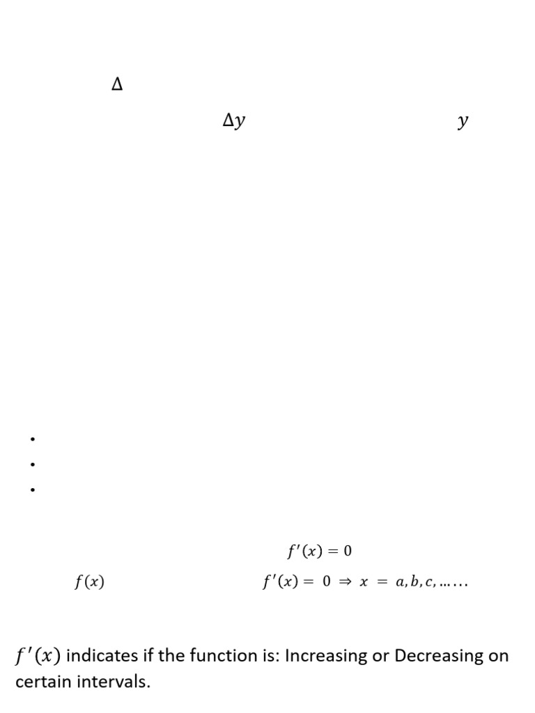 Notes1 | PDF | Calculus | Differential Calculus