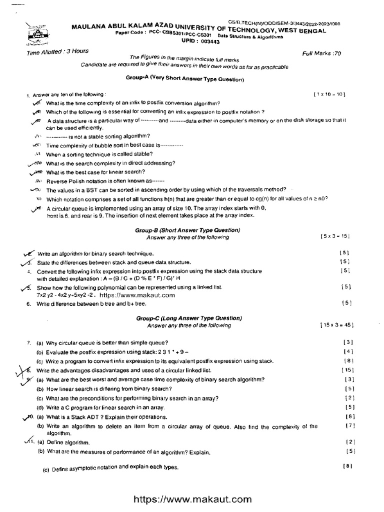 Btech Pcc Csbs Cse 3 Sem Data Structures and Algorithms Pcc Csbs301 ... Btech Pcc Csbs Cse 3 Sem Data Structures and Algorithms Pcc Csbs301 ...
