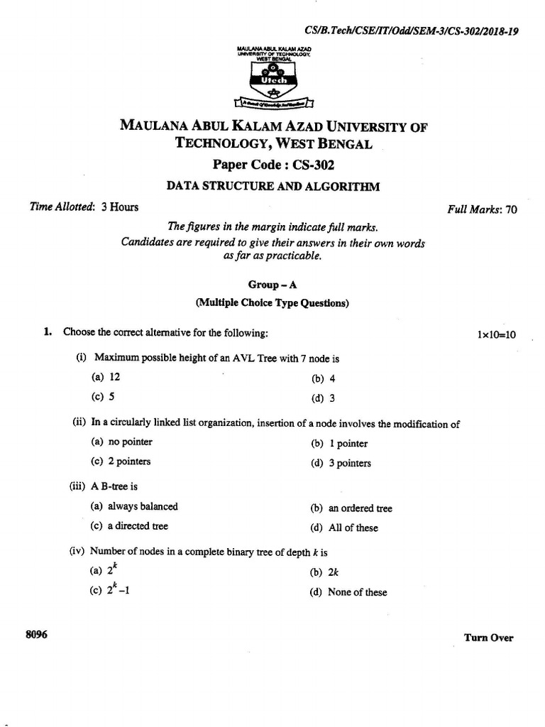 DATASTRUCTUREALGORITHMS-2018 3rdsem | PDF | Mathematical Relations | Computer Programming