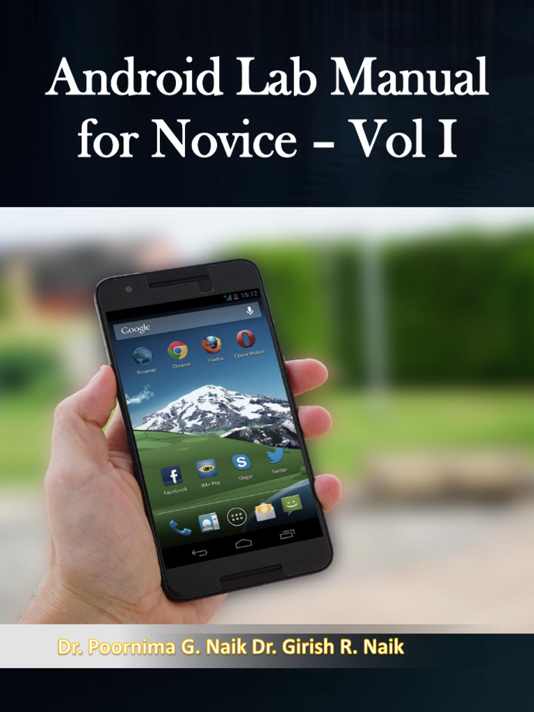 Android Lab Manualfor Novice Vol I | PDF | Eclipse (Software) | Android (Operating System)