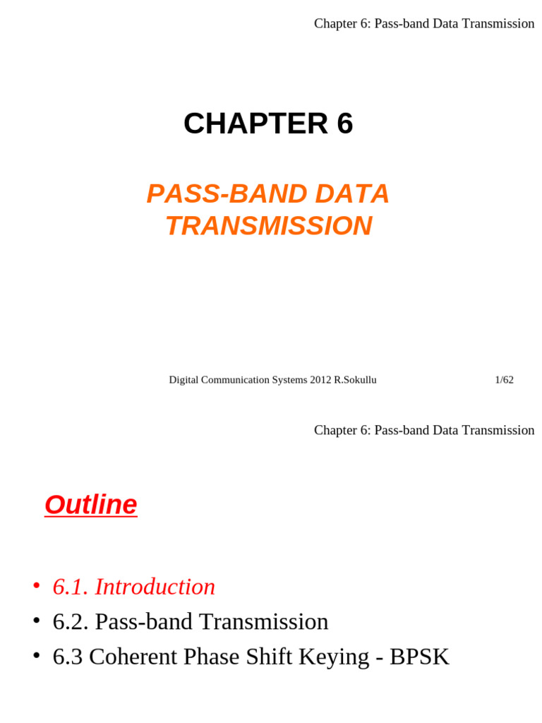 Ec18501 Unit Iv Ber BPSK QPSK | PDF | Modulation | Bandwidth (Signal Processing)