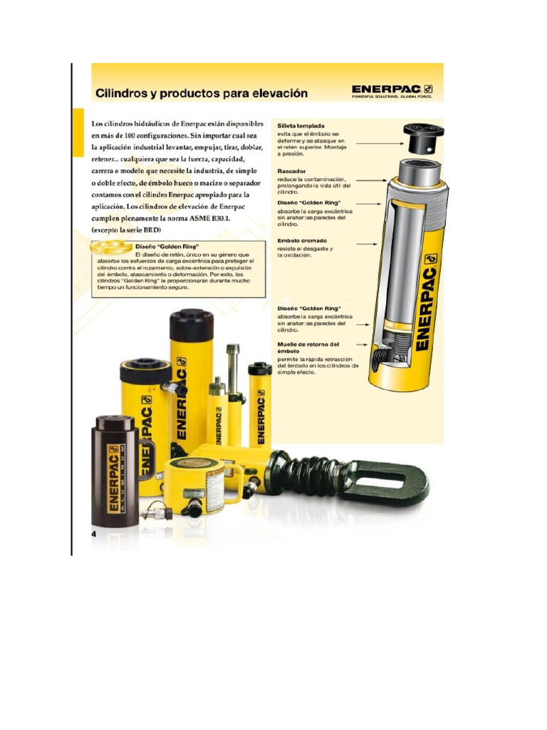 Ficha Técnica Enerpac | PDF