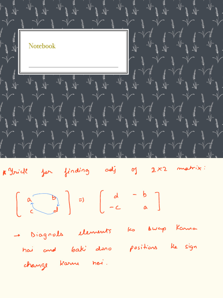 Matrices - Higher Power and Pattern Recognition | PDF