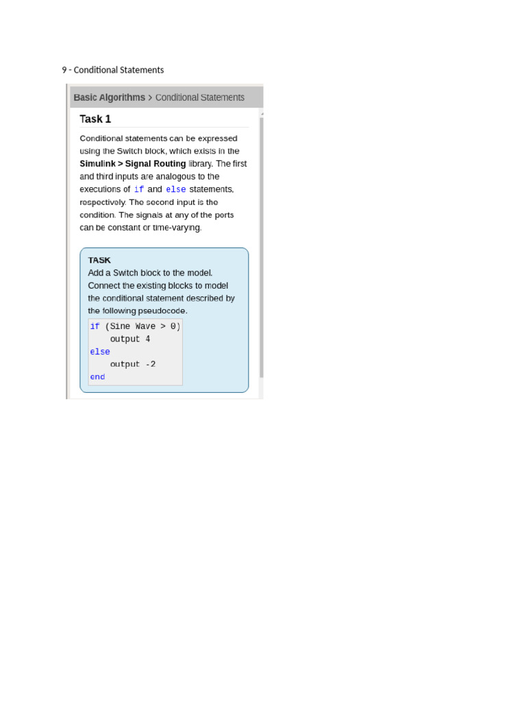 9_Conditional Statements | PDF
