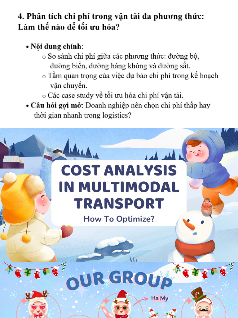 GROUP 4 - MT Presentation | PDF | Logistics | Transport