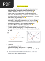 Market - Structures Notes With Graphs | PDF | Monopoly | Oligopoly