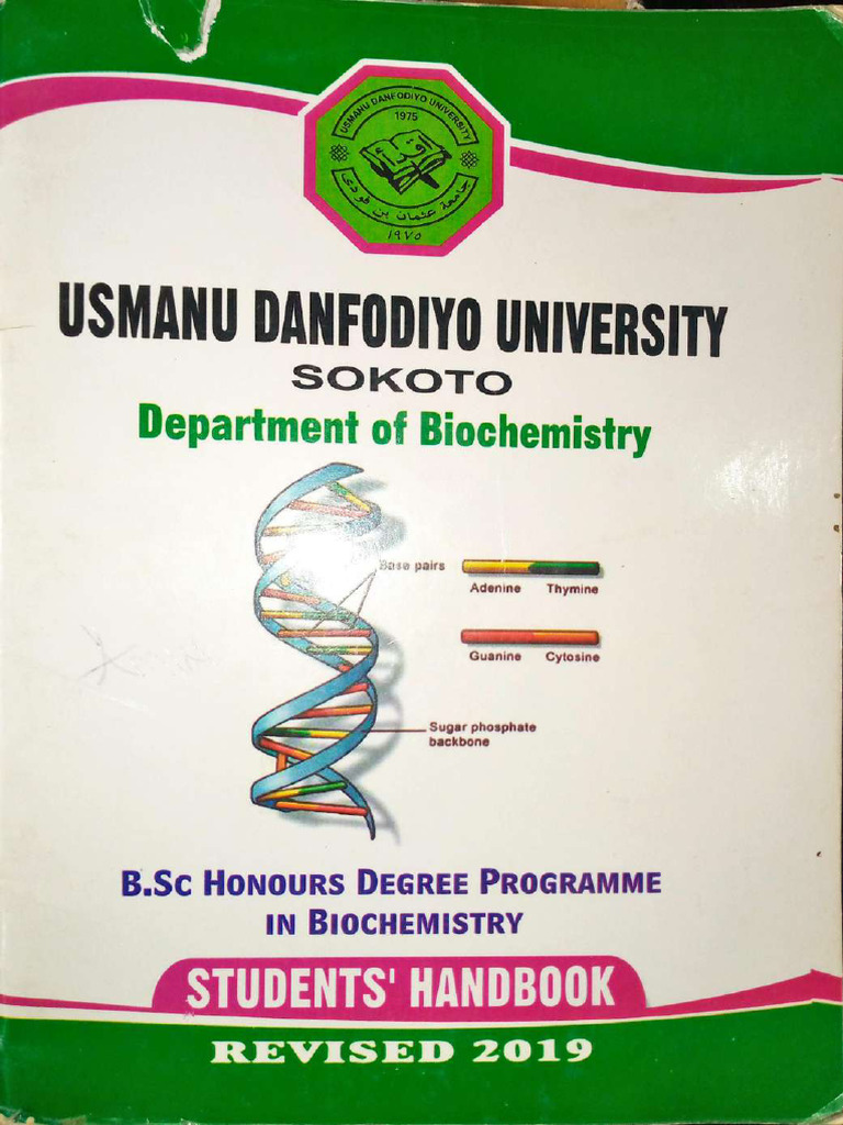 Biochemistry Students Handbook - 2019 | PDF