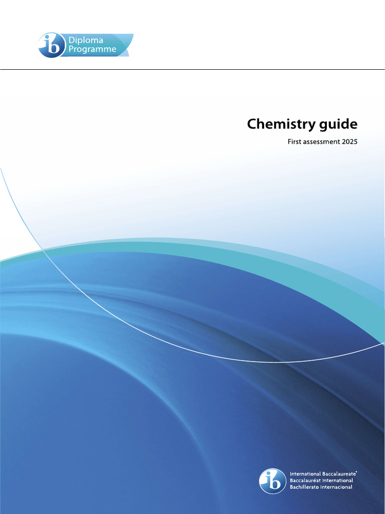 Chemistry HL Subject Guide | PDF