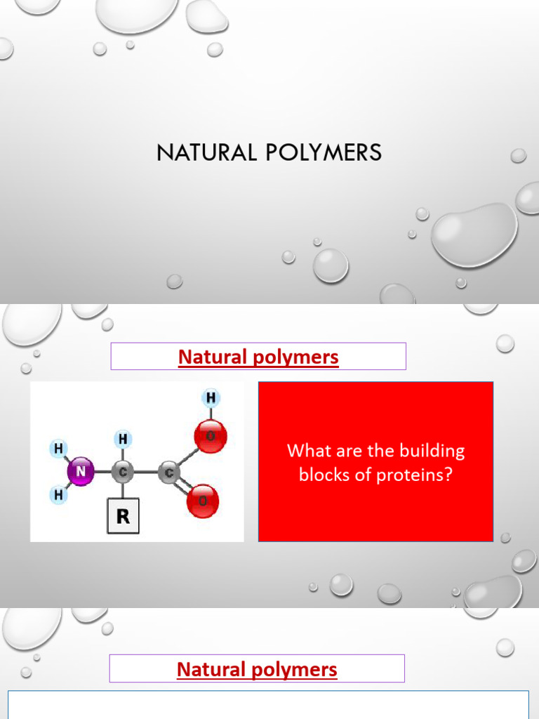 11.-Natural-polymers | PDF | Carbohydrates | Polysaccharide