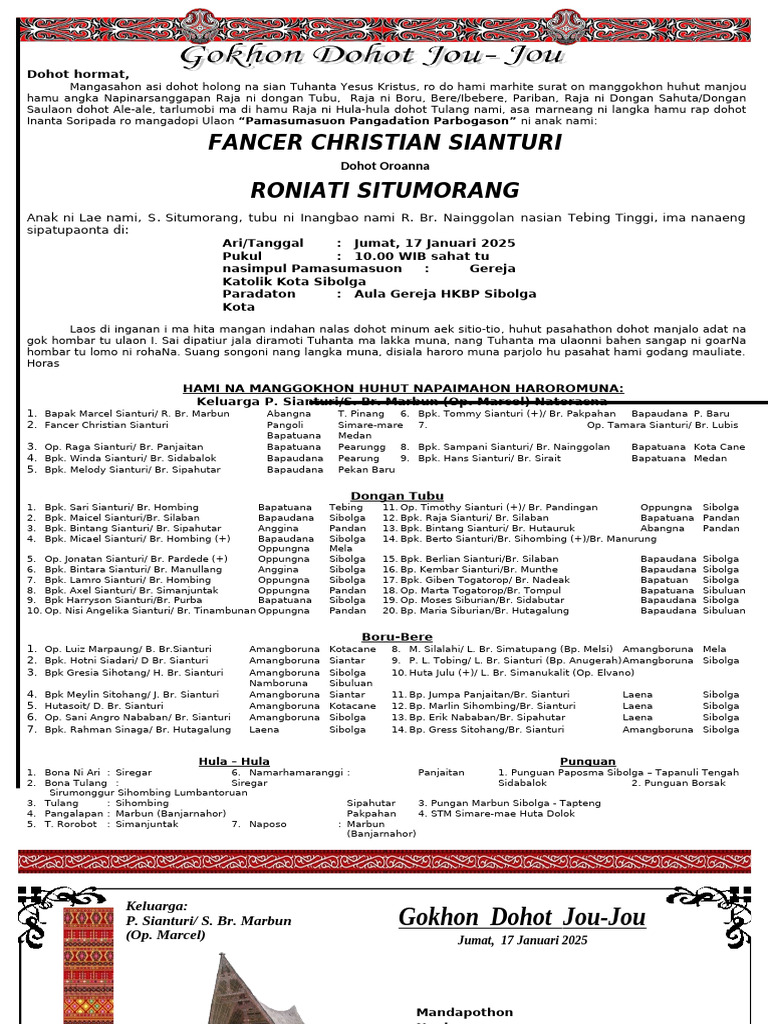 Undangan kak irma | PDF