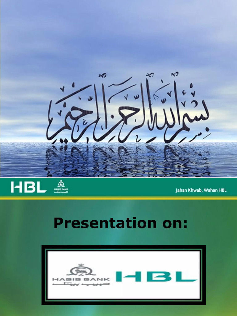 Presentation On HBL | PDF