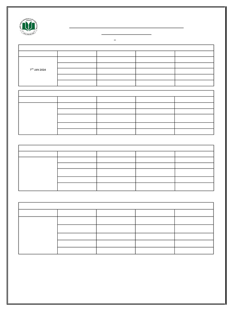 APS Barotha Online Class Timetable | PDF | Military Operations | Battles