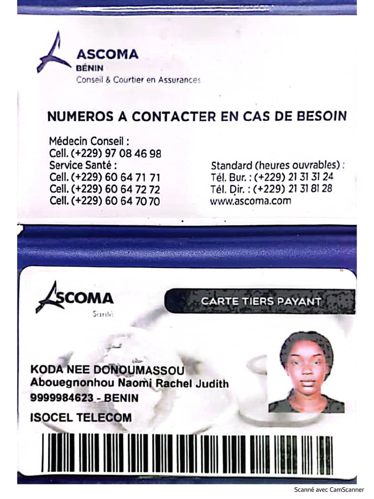 Carte ASCOMA Naomi | PDF