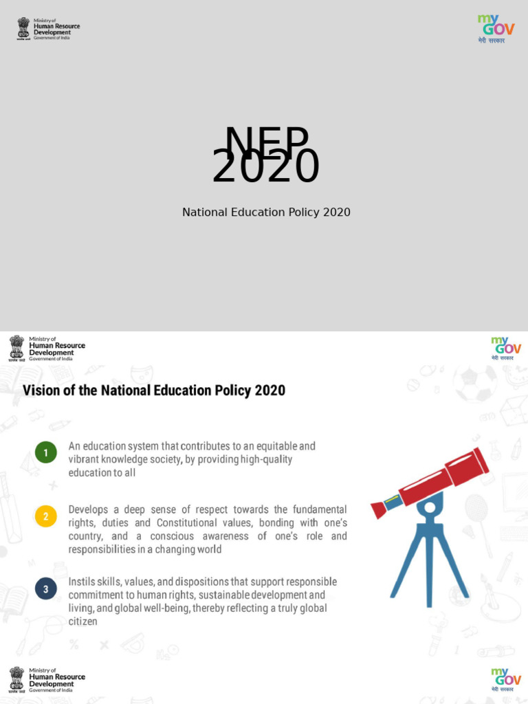 Nep 2020 PDF | PDF