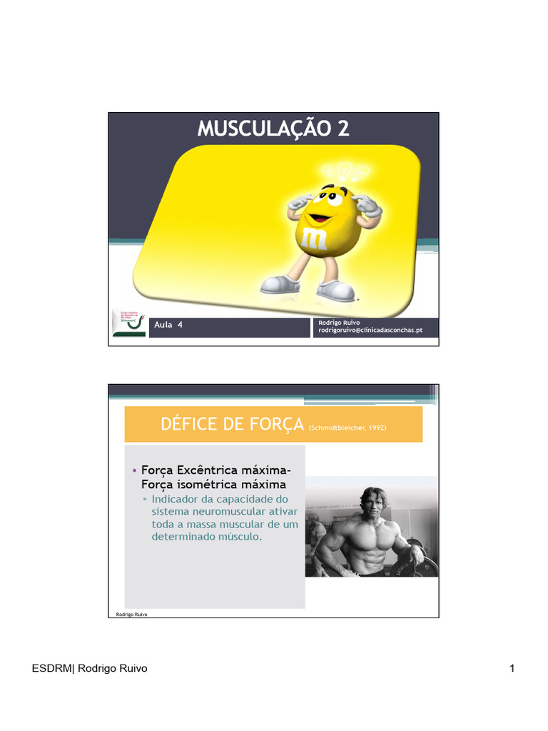 Aula 4 - RR - Aps - ESDRM - DF - Bases Hipertrofia | PDF | Hipertrofia ...