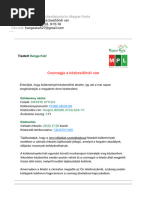 Hivatalos Level Minta | PDF