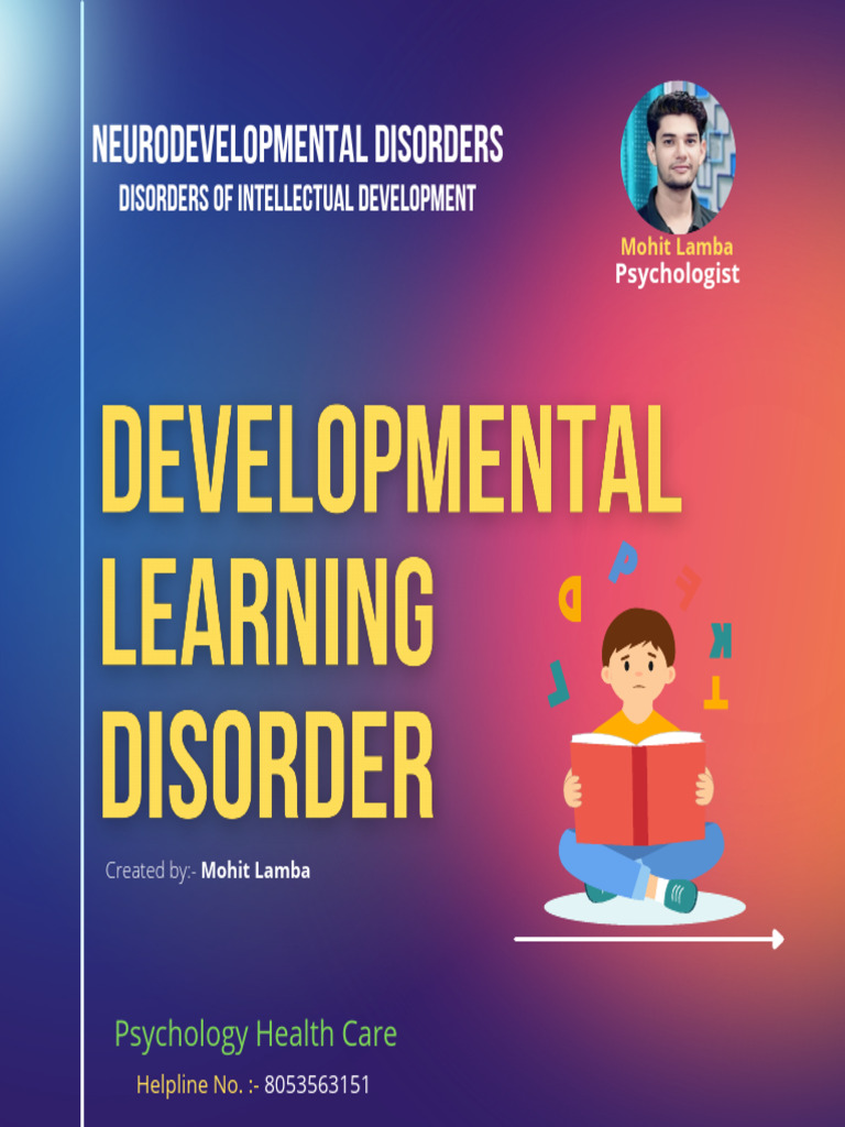 Developmental Learning Disorder by Mohit Lamba | PDF