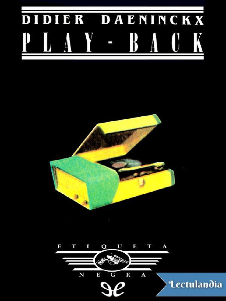 PlayBack - Didier Daeninckx | PDF