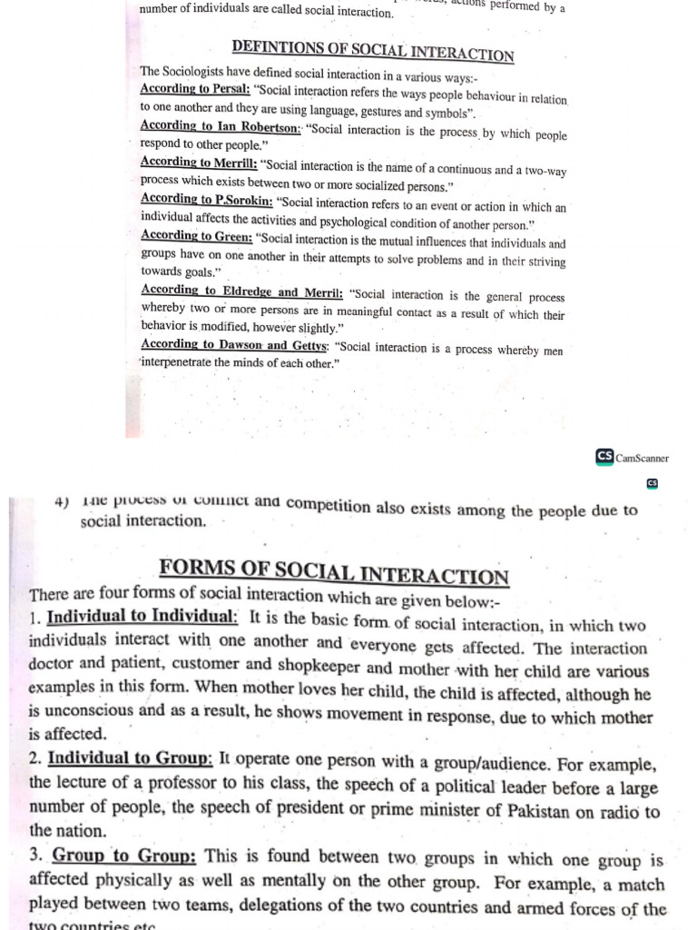 Social Interaction | PDF