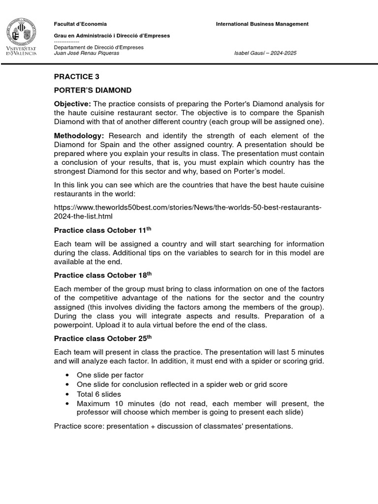 PRACTICE 3 | PDF | Economies