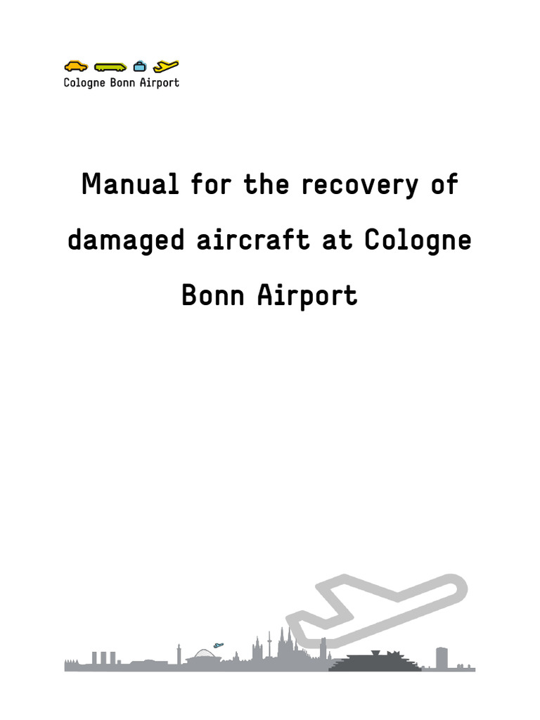 Aircraft Recovery Manual for Cologne Bonn | PDF | Airport | Landing Gear
