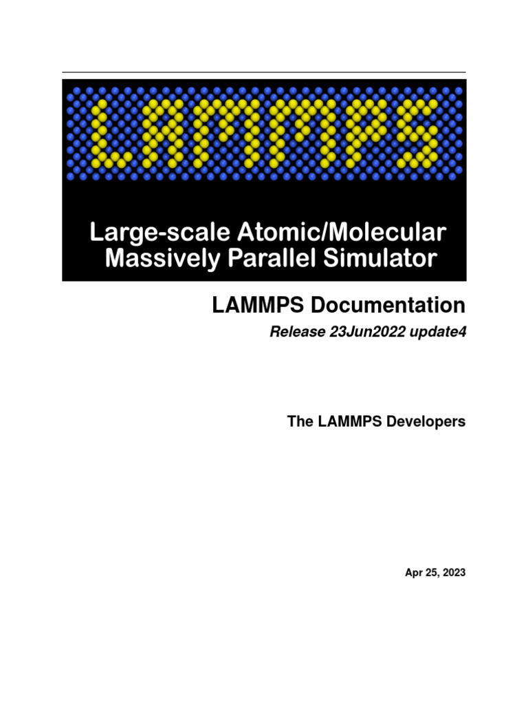 Lammps Manual | PDF | Software Engineering | Computer Programming