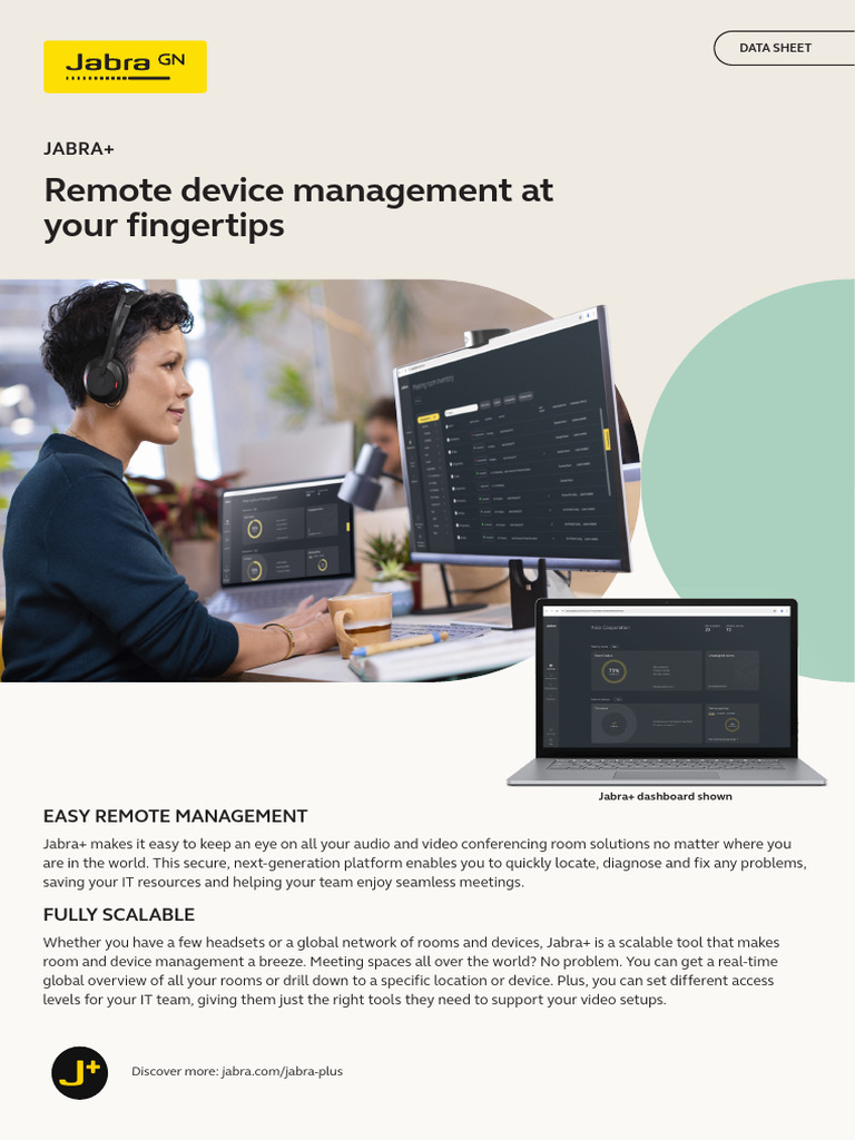 Jabra Data Sheet A4 WEB 281124 | PDF | Videotelephony | Computer Science