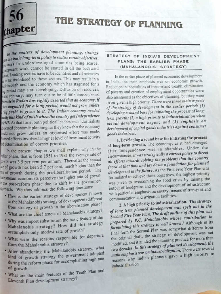 Strategy of Planning | PDF