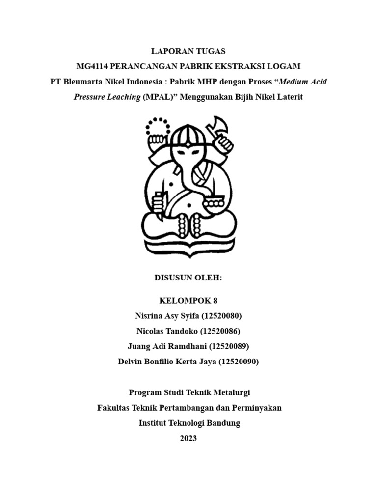 Laporan Pabrik Ekstraksi Logam | PDF