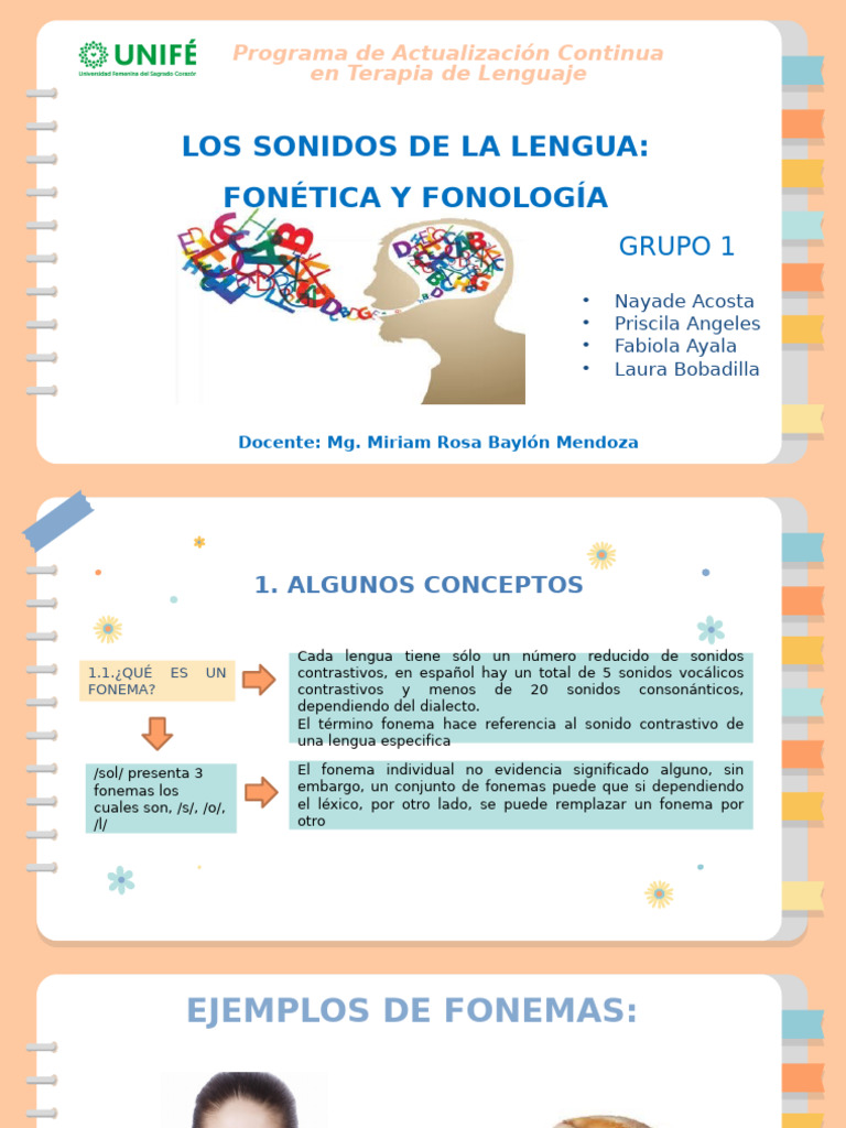 Grupo 01 Fonética y Fonología | PDF | Fonema | Fonología