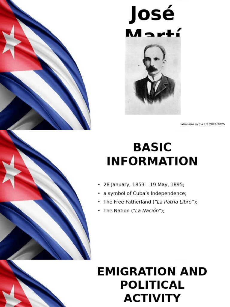 José Martí: Cuban Independence Icon | PDF